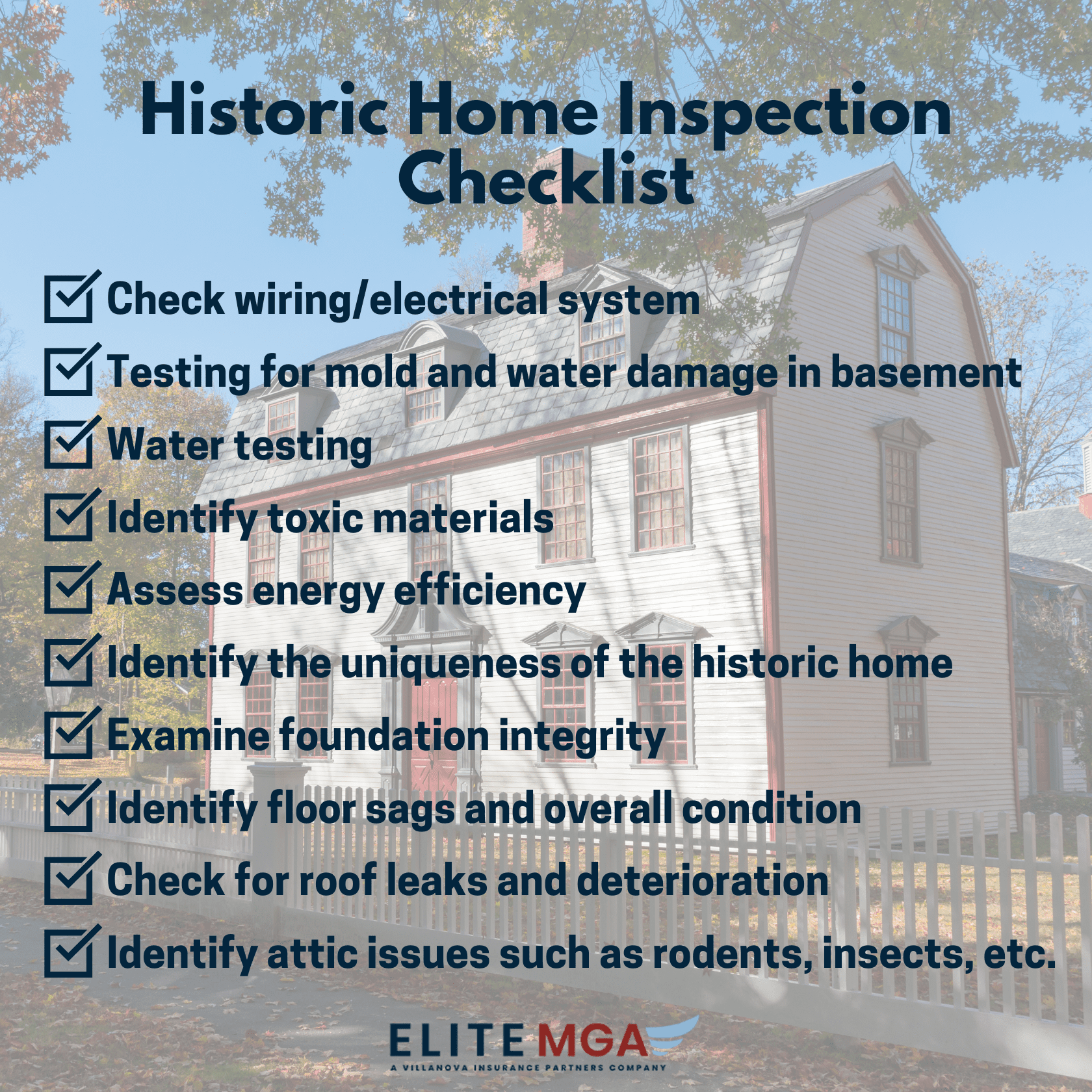 Be Aware While Conducting Historic Home Inspections - EliteMGA
